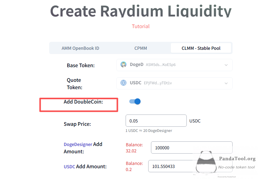 For a Raydium CLMM stable pool: what’s the difference between adding ...